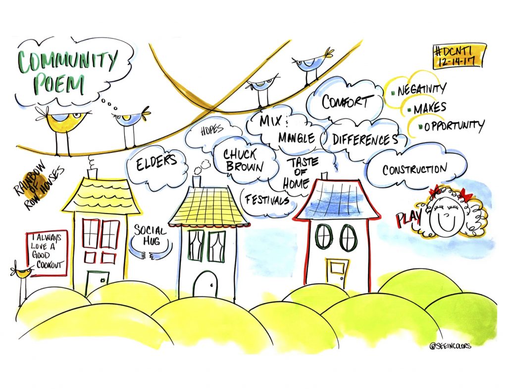 “This is what our community feels like, looks like, tastes like, smells ...